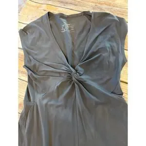 Patagonia | Dresses | Patagonia Kamala Twist Front Dress Gray Nylon ...
